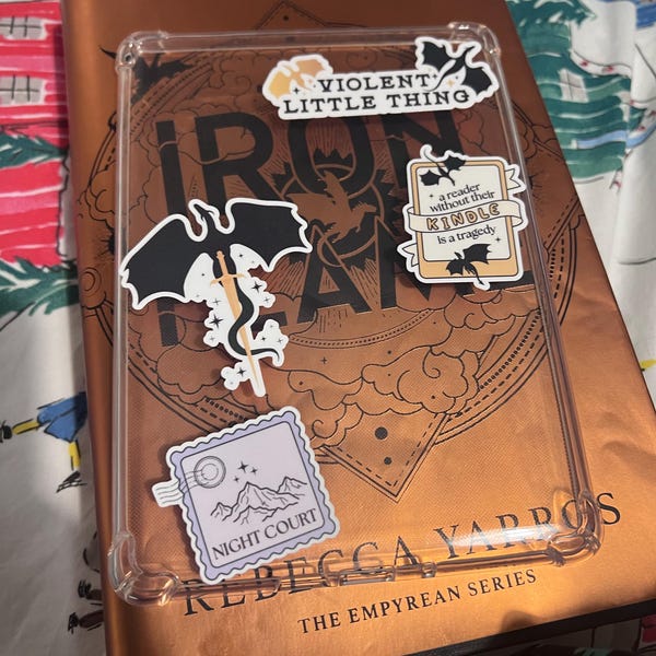 Shadow Daddy Heart Sticker, Romantasy Kindle Sticker, ACOTAR Sticker ...