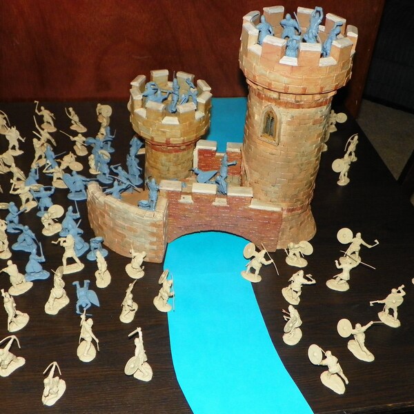 Toy Soldier 2 Cannon Entrenchment 54mm Play Set Great With Civil War ...