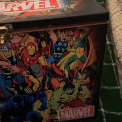 Large Comic Book Hard Storage Box Chest MDF Marvel Comics - Etsy
