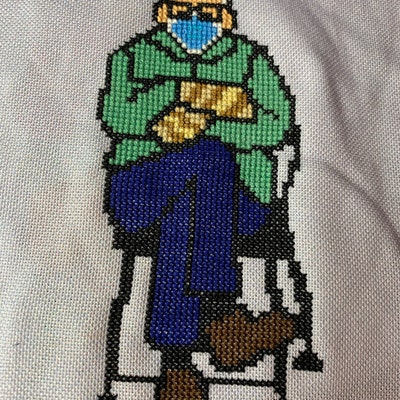 Trans Pride Flag Cross Stitch Pattern, LGBTQ Home Décor, Craft Projects ...