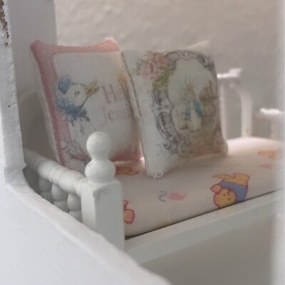 Dollhouse Miniature Pillow . 1:12 Miniature Children Pillow - Etsy