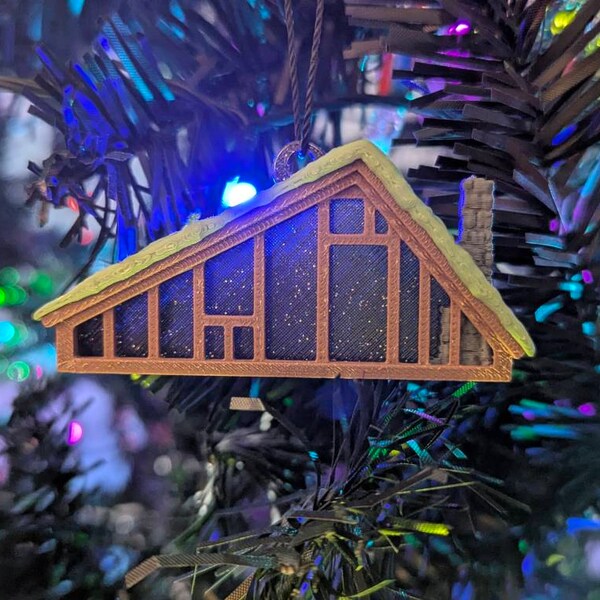 Folklore Cabin With Lights, Friendship Bracelet Holder With Chandelier ...