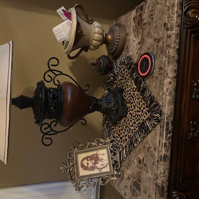 Solid Leopard Pillow shown in Back Leopard Print Design Custom Handmade ...