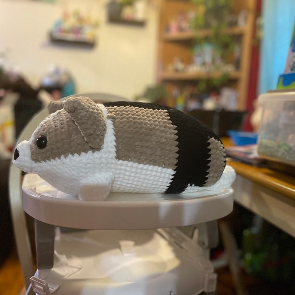 Corgi Sploot Plushie Pattern - Etsy