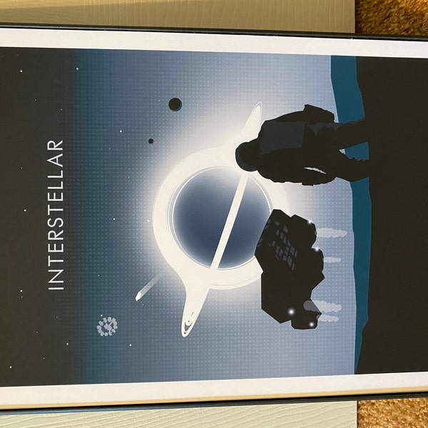 Interstellar Film Poster | Minimalist Poster | Geek Decor | Home Decor ...