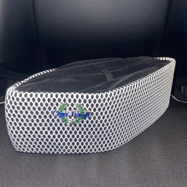 Navy Blue Oga Faaji African Native Hat Foldable Velvet Cap African Kufi ...