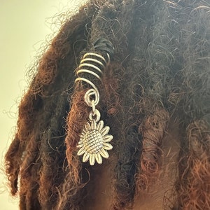 Loc Jewelry W/gold Glass Beads Set of 5 Dreadlock Charms Hair - Etsy