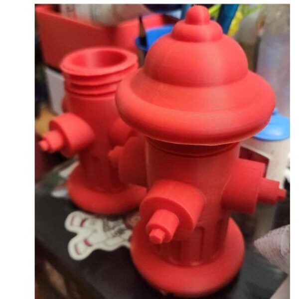 Mini Fire Hydrant 3D Print STL File | Fire Hydrant Figurine - Etsy