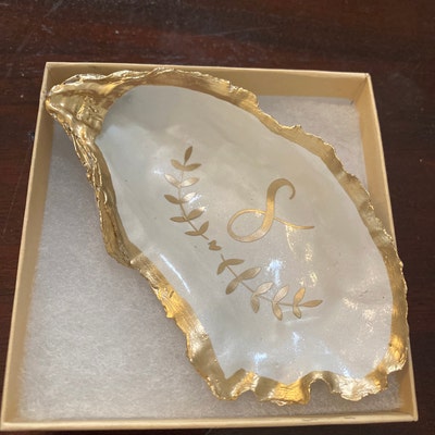 Custom Oyster Shell Ornament Charm Gift Tag - Etsy