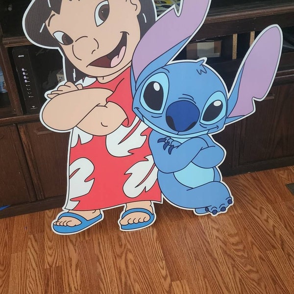 Lilo & Stitch Cutouts, Lilo, Stitch, Lilo Stitch Yard Signs, Lilo and ...