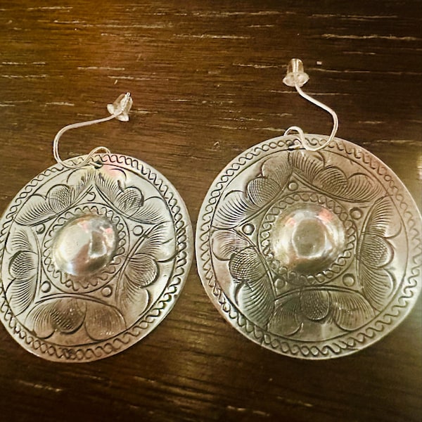 Gold Coin Earrings, Little Gold Earrings, Small Dainty Round Drops ...