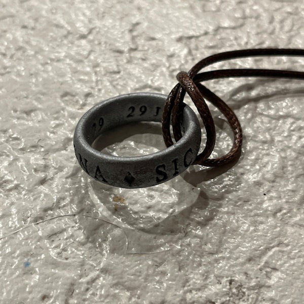 Uncharted Nathan Drakes Ring Necklace - Etsy