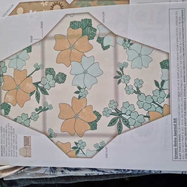 Junk Journal Kit, Groovy, Retro, 60s, 70s, Hippie, Hippy, 1960s, 1970s ...