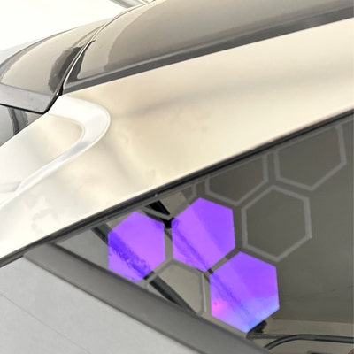 Hexagon / Honeycomb JDM Car Decal Sticker 2 Inch / Hex Side Vehicle ...