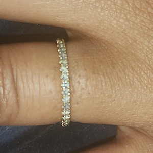 Pave Ruby Eternity Band Ruby Half Eternity Gaurd Band 2.5mm Natural ...