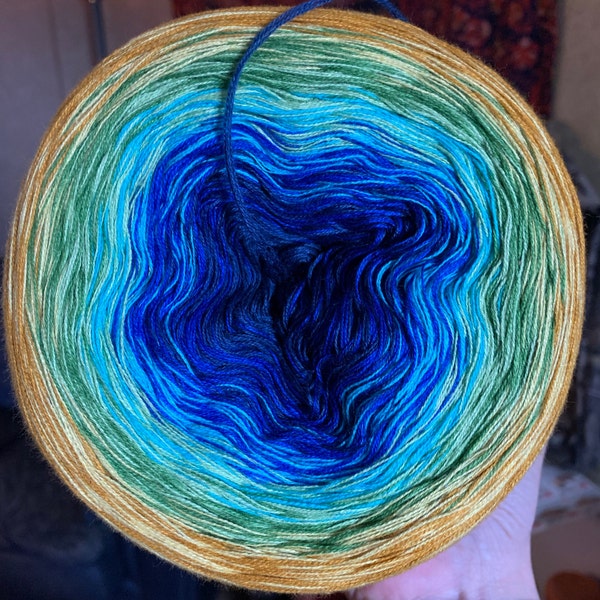 Peacock - Custom Color Yarn - Glitter Yarn - Cotton Yarn - Acrylic Yarn ...