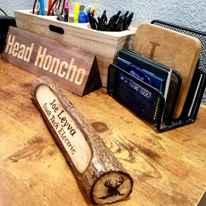 Rustic Office Door Name Plate or Sign 100% Custom - Etsy