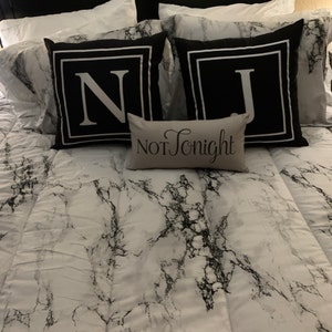 Tonight Not Tonight Pillow Not Tonight Pillow Bachelorette - Etsy
