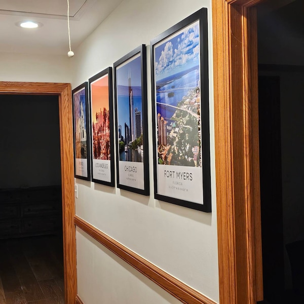 Set of 7 Modern Wonders of the World DIGITAL DOWNLOAD Prints, City ...