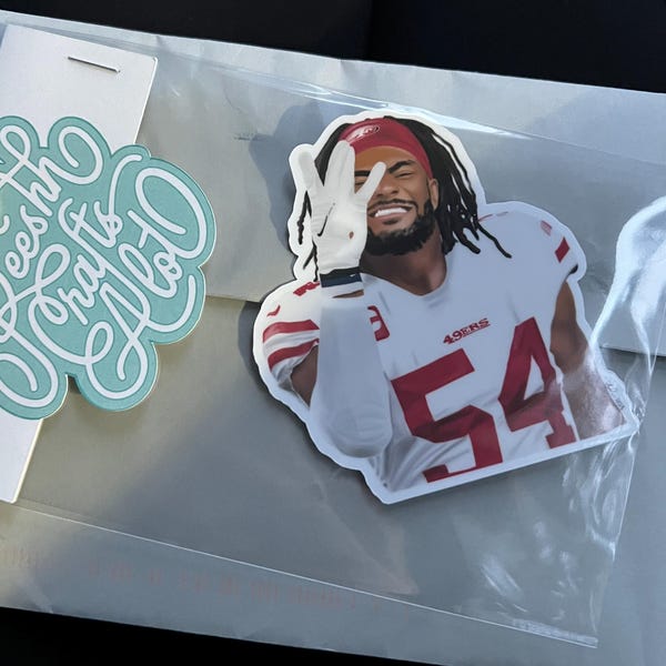 Nick Bosa Waterproof Sticker - San Francisco 49ers - Etsy