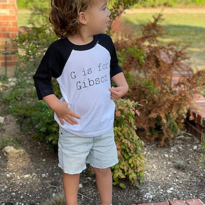 Personalized Shirt Cute Custom Shirt Boy Name Shirt Boy Toddler Name ...
