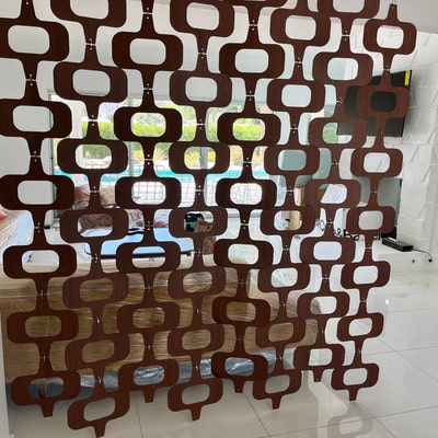 Room Divider Brown Set of 24pcs Hanging - Etsy