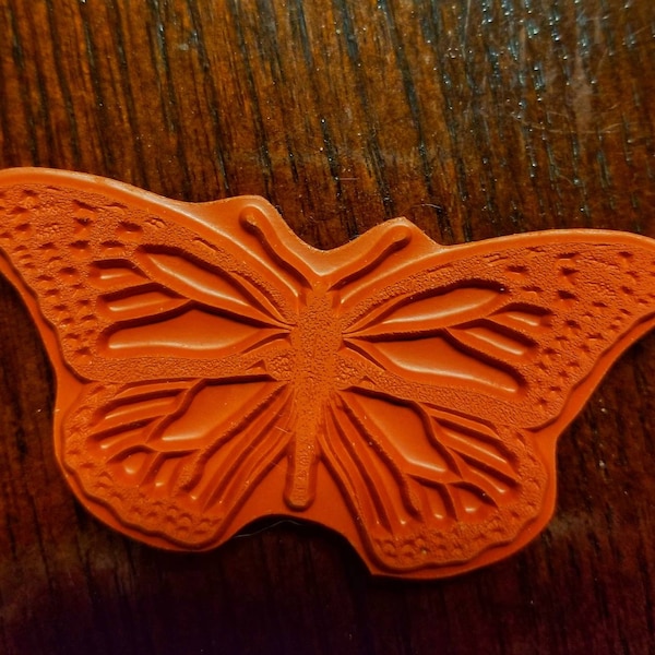 Large Monarch Butterfly 1707J Butterfly Rubber Stamp, Insect, Animal ...