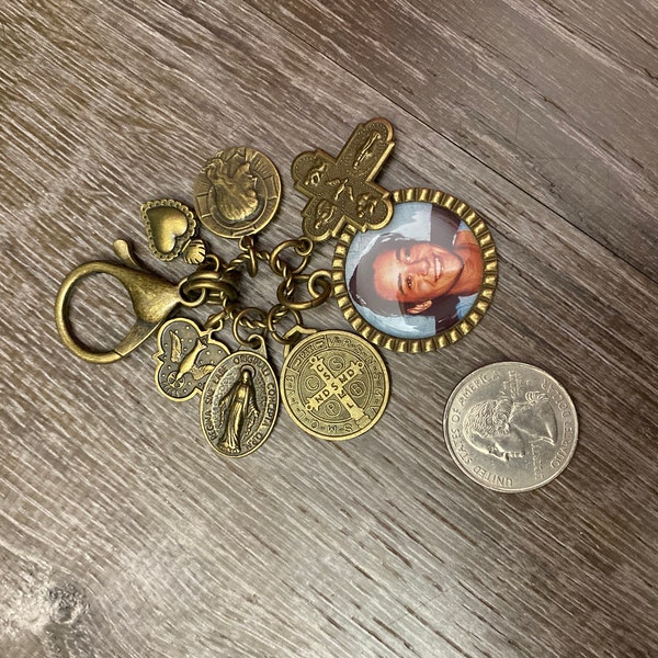 Saint Eligius Necklace, Clip or Keychain, St. Eligius, Patron Saint of ...