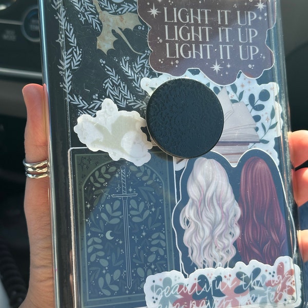 Open Magical Books Waterproof Sticker | Bookish Kindle and Water Bottle ...