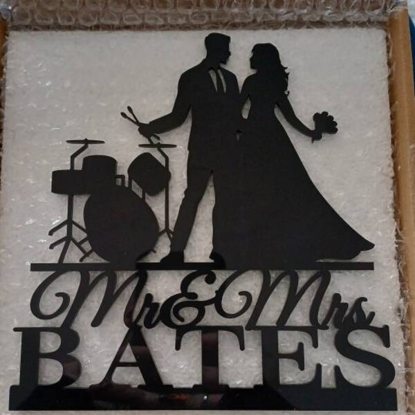 Drum Set Cake Topper, Drummer Cake Topper, Drum Kit Cake Topper ...
