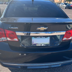 Hella Slow License Plate Frame Chrome - Etsy