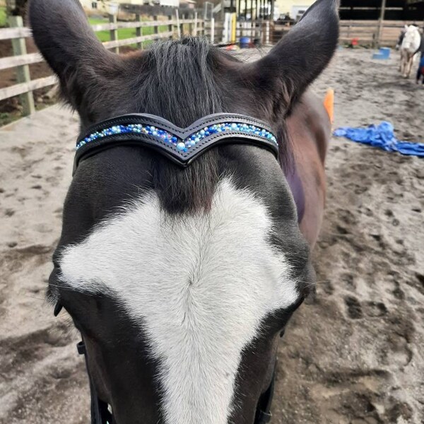 Diy Browband Empty Channel Leather Browband Make Your Own Browband Make ...