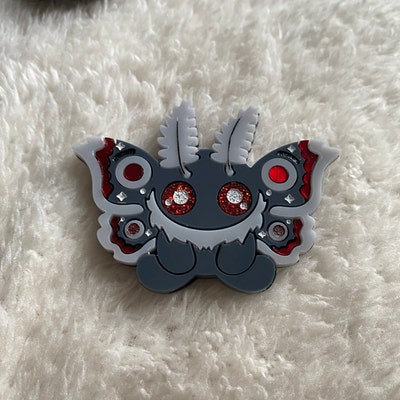 Cute Mothman Cryptid SVG, Mothman Clipart Cut Files, Kawaii Cricut PNG ...