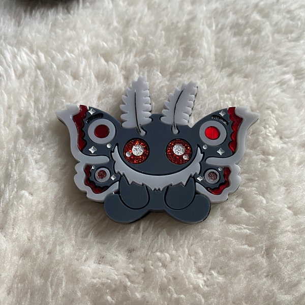 Cute Mothman Cryptid SVG, Mothman Clipart Cut Files, Kawaii Cricut PNG ...