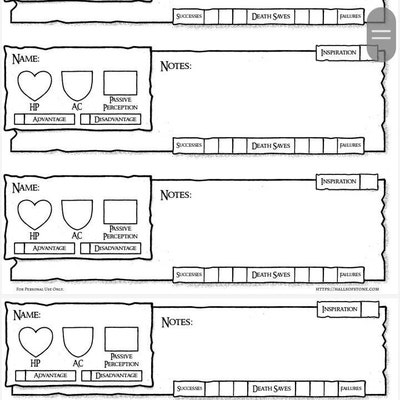 Dnd Printables Complete Collection , All of Our Dnd Printable in One ...