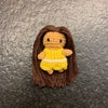 PATTERN: Micro Mini Doll, Amigurumi Pattern, Miniature Doll, One Inch ...