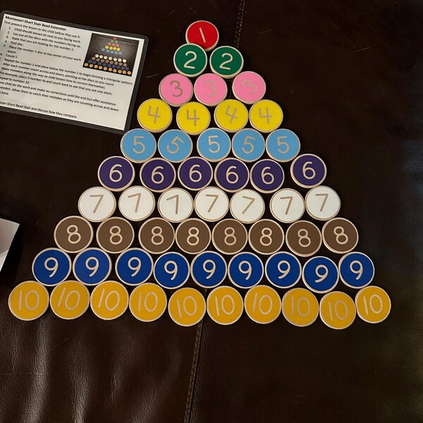 Montessori Short Bead Stair Extension - Etsy