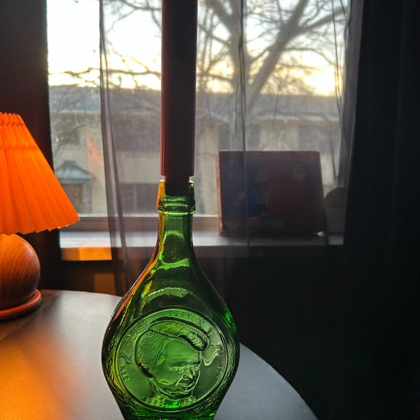 Vintage GODIGER Crystal Carafe Chiller Ice Core Pitcher Silver Plate ...