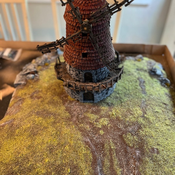 Haunted Windmill - Shadowfey Wilds 15mm 20mm 28mm 32mm 37mm Wargaming ...
