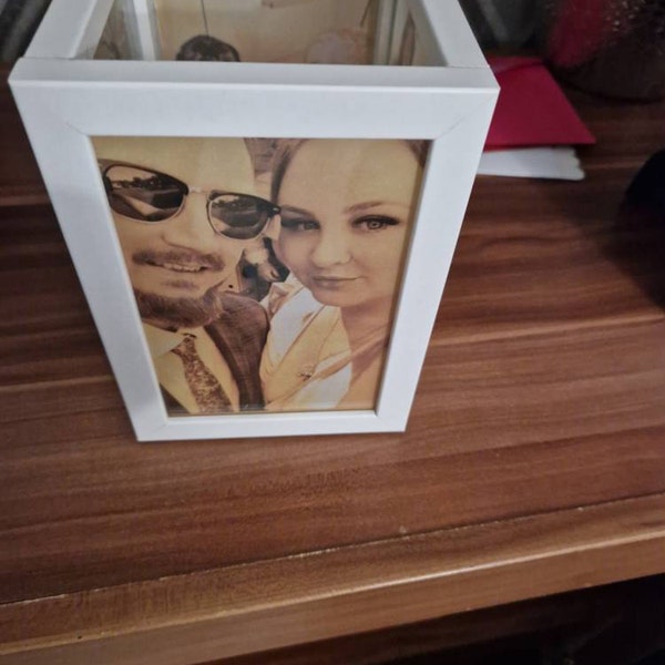 Personalised Retirement Gift Personalised Photo Tea Light Lamp ...