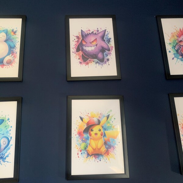 The Simpsons Wall Art the Simpsons Wall Prints A4 Unframed Physical ...