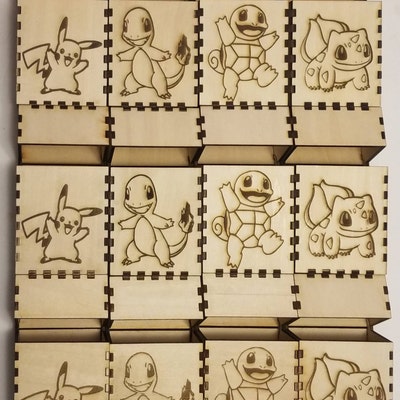 Pokemon Card Box Laser Cut File Pokemon Card Holder SVG Trading Card ...