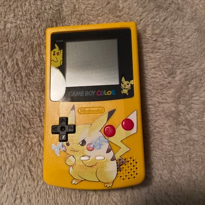Pokemon Yellow Pikachu Gameboy Color Shell Diy - Etsy