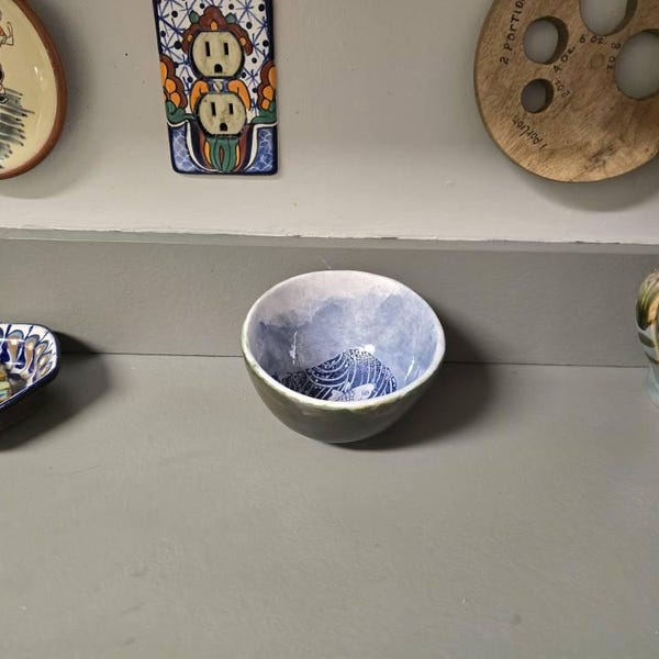 Ceramic Pottery Custom Cat Dish Shallow Saucer Bowl Personalized 11 ...