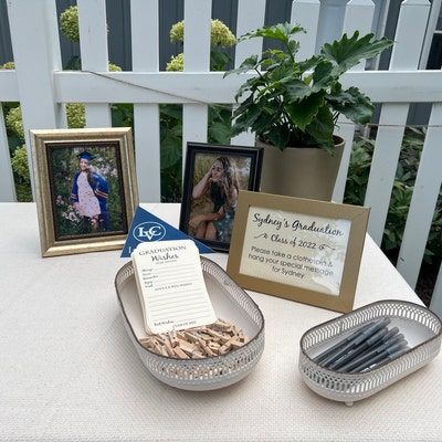 Sign for Graduation Party Wishing Tree Tags / 5x7 Sign / Instruction ...