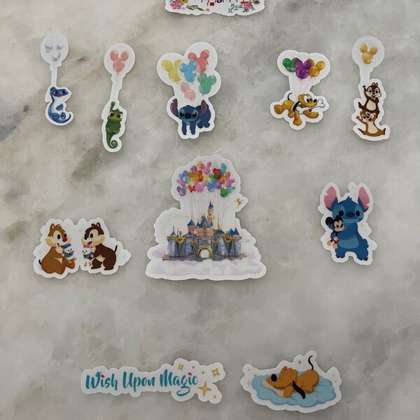 Pascal Mickey Balloon Rapunzel Tangled Transparent Laptop Stickers ...