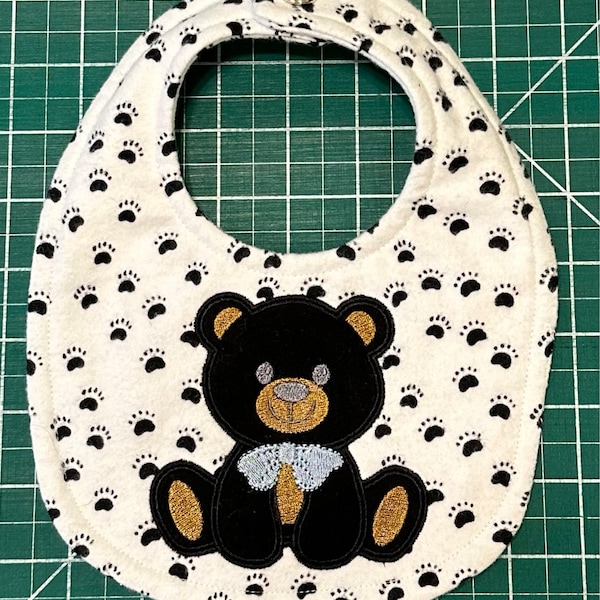 Baby Bear Applique Embroidery Design, Animal Embroidery Design, Machine ...