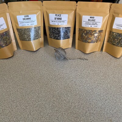 Loose Leaf TEA Starter KIT Organic Tea Gift Set Tea Gift BOX Ready to ...