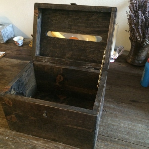 Beautiful Rustic Wood Wedding Card Box. - Etsy