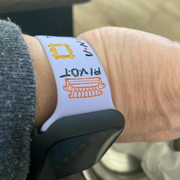 Apple Watch Friends Inspired Custom Silicone Band ! - Etsy